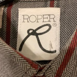 Roper | Shirts | Vintage Roper Pattern Snap Button Cowboy Shirt Xl ...